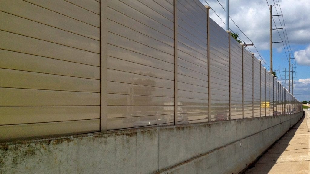 Noise barrier protects BC neighborhood from traffic noise